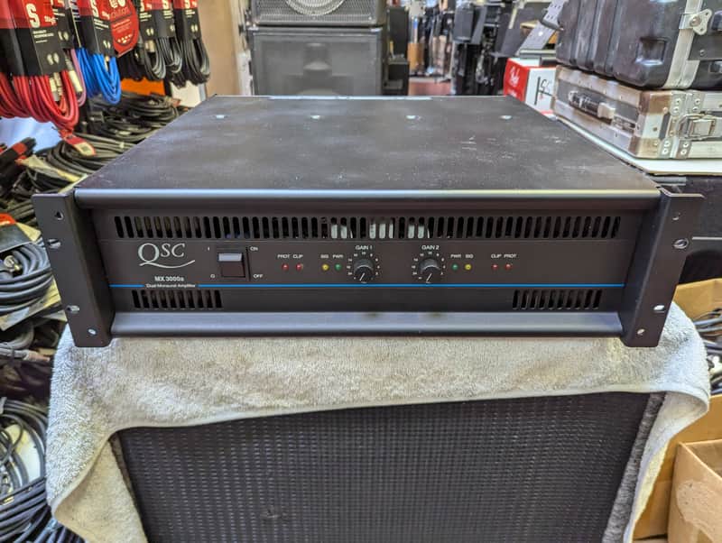Time Capsule! 1998 QSC MX 3000A Dual Monaural 3000 Watt Power | Reverb
