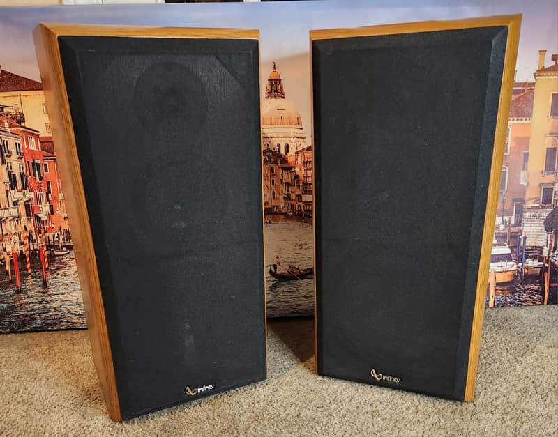 Infinity Infinity Reference 3" Floor Speakers 90s - Walnut | Reverb