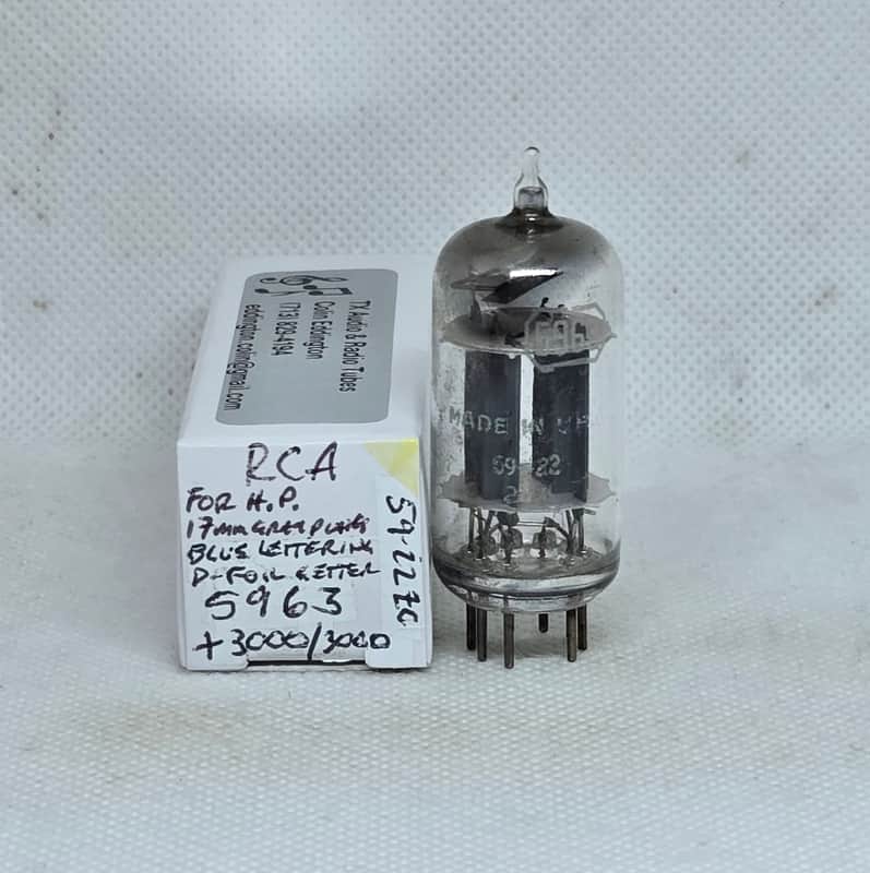 RCA 5963 D-Foil Getter Gray Plate Perfectly Balanced Single | Reverb