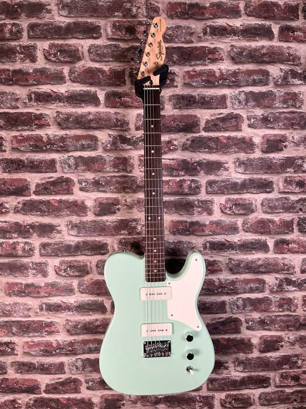 Squier Paranormal Telecaster Baritone Cabronita Surf Green | Reverb
