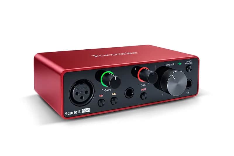 Focusrite Scarlett Solo 3rd Gen USB Audio Interface | Reverb