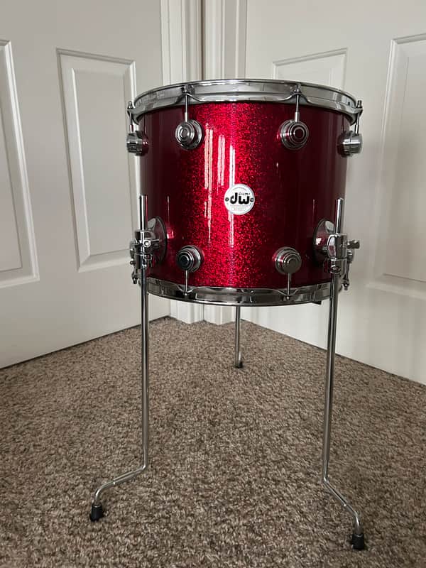 DW Collectors - 15” Ruby Glass floor tom | Reverb