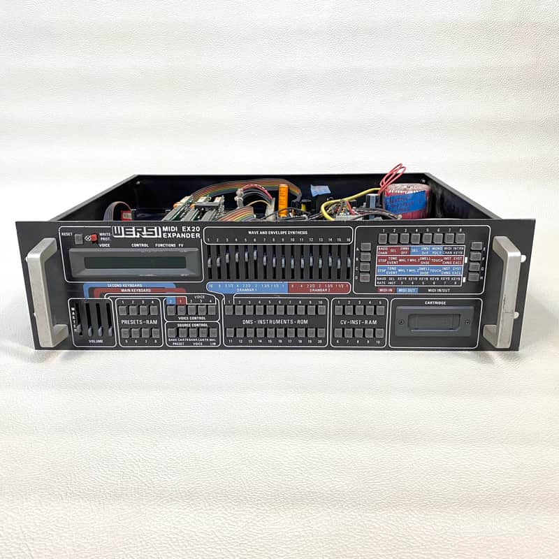 Wersi EX20 MIDI Expander Vintage Synthesizer Rack 1980s | Reverb