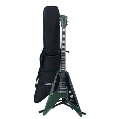 Dunable DE Series Asteroid - Olive Green w/Block Inlays | Reverb