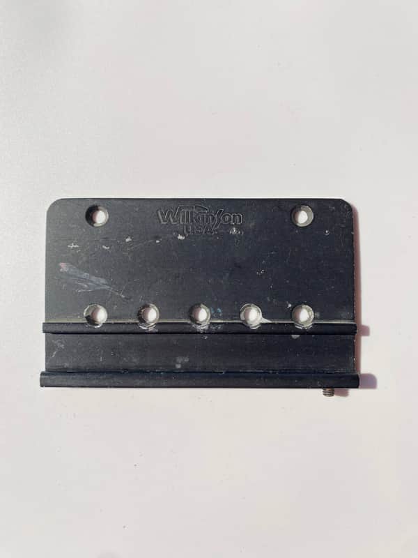 Wilkinson 5-String Bass Bridge Plate – High-Mass Base Plate | Reverb