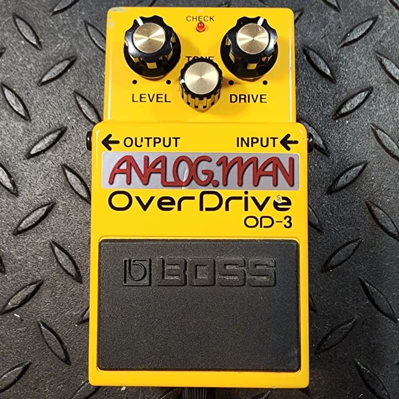 Boss OD-3 Modded Overdrive Analogman Super Mod | Reverb