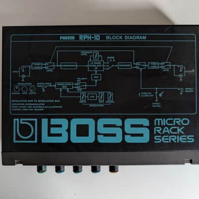 Boss RPH-10 Micro Rack Series Phaser 1985 - 1986 - Black | Reverb