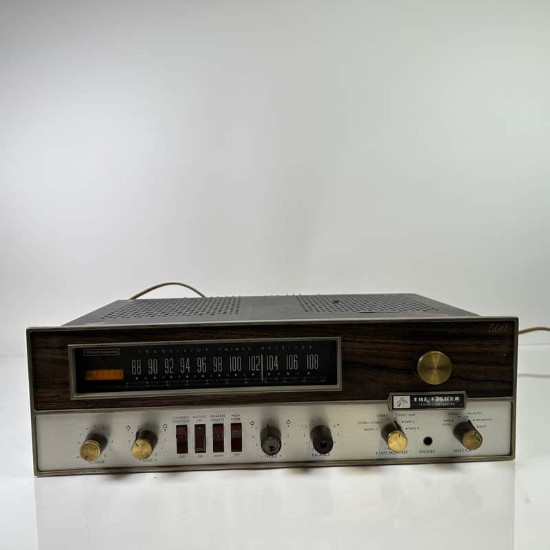 Vintage The Fisher 500-T - AM / FM Stereo Receiver | Reverb