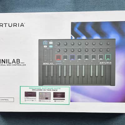 Arturia MiniLab MkII Deep Black Edition 25-Key MIDI | Reverb