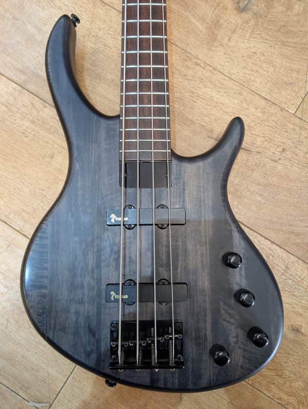 Toby by Tobias 4 String Active Bass - Trans Black | Reverb
