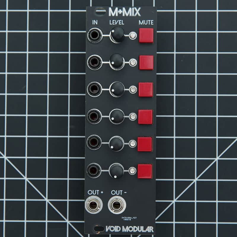 VOID modular M+Mix 6 Channel Eurorack Mixer With Mutes - | Reverb
