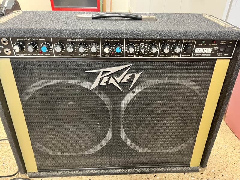 Peavey Heritage VTX Series Amp Model-212 1980s - Black | Reverb