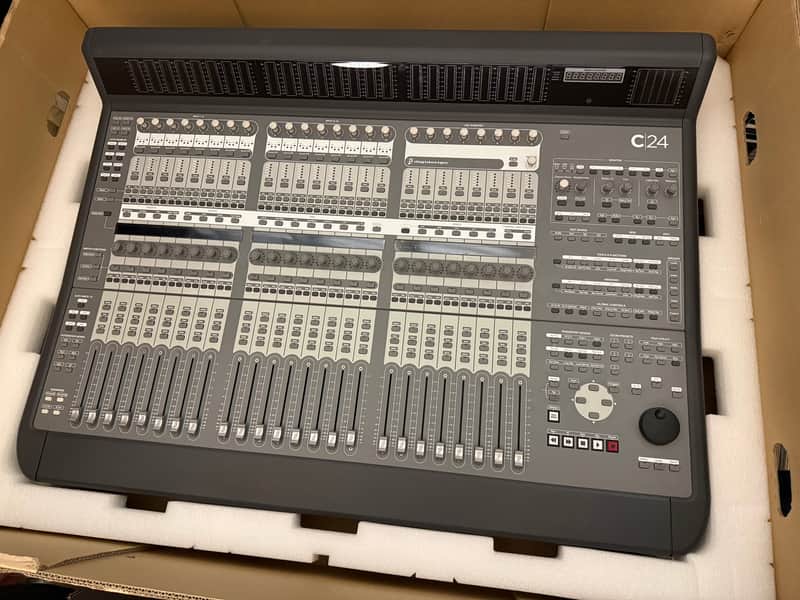 Avid C24 Pro Tools Control Surface with Argosy Desk | Reverb