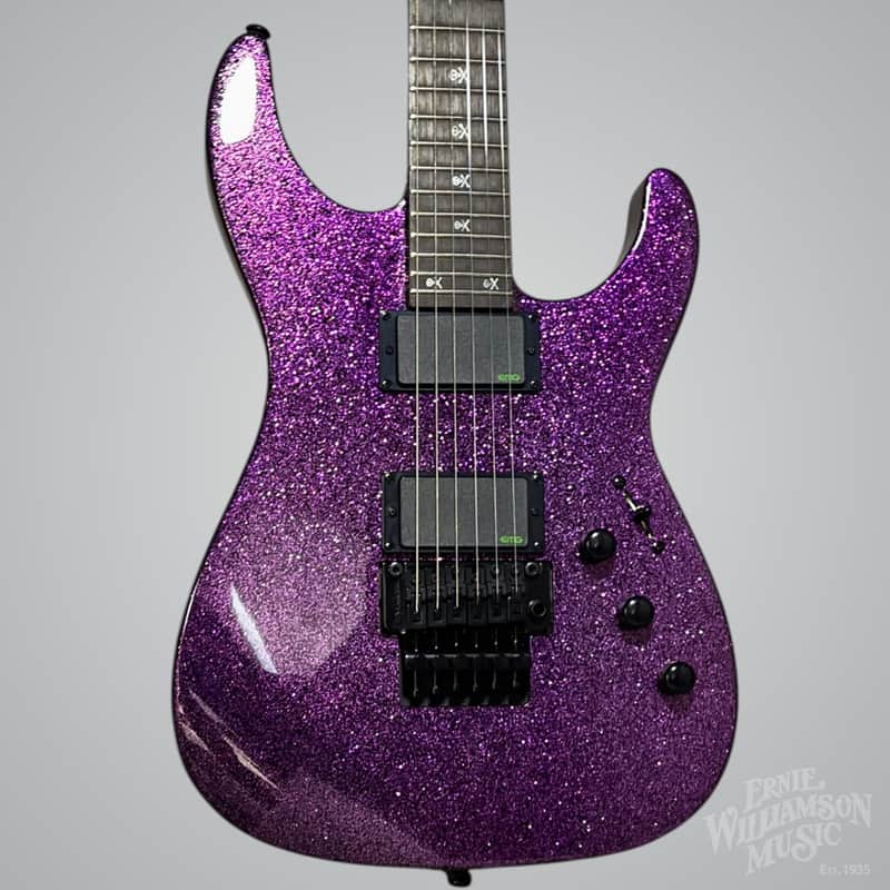 ESP LTD KH-602 Kirk Hammet Signature Guitar, Purple Sparkle | Reverb