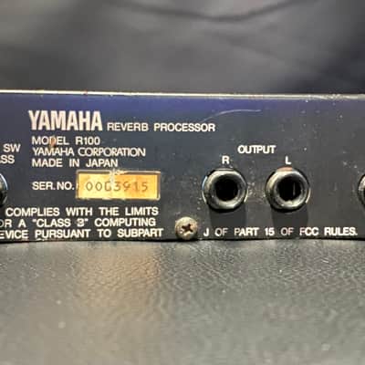 Yamaha R100 Reverb Processor Black | Reverb