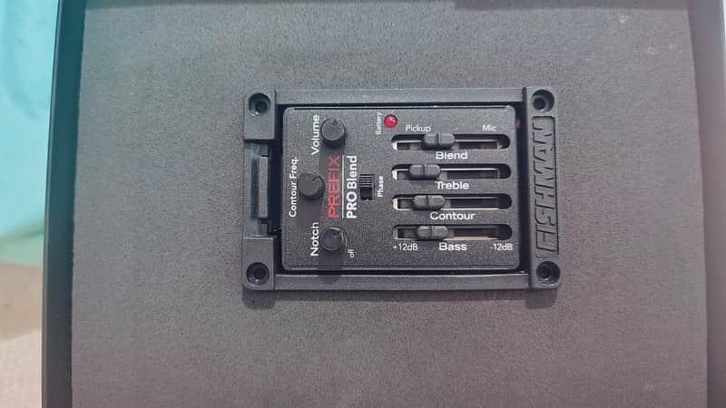 Fishman Prefix Pro Blend Pickup & Preamp system - Wide Format | Reverb