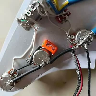 Green Shell Strat Style Guitar Prewired Loaded | Reverb Canada