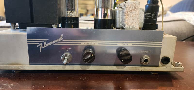 Bell & Howell Filmosound 285 w/Power Transformer 6V6 5Y3GT | Reverb