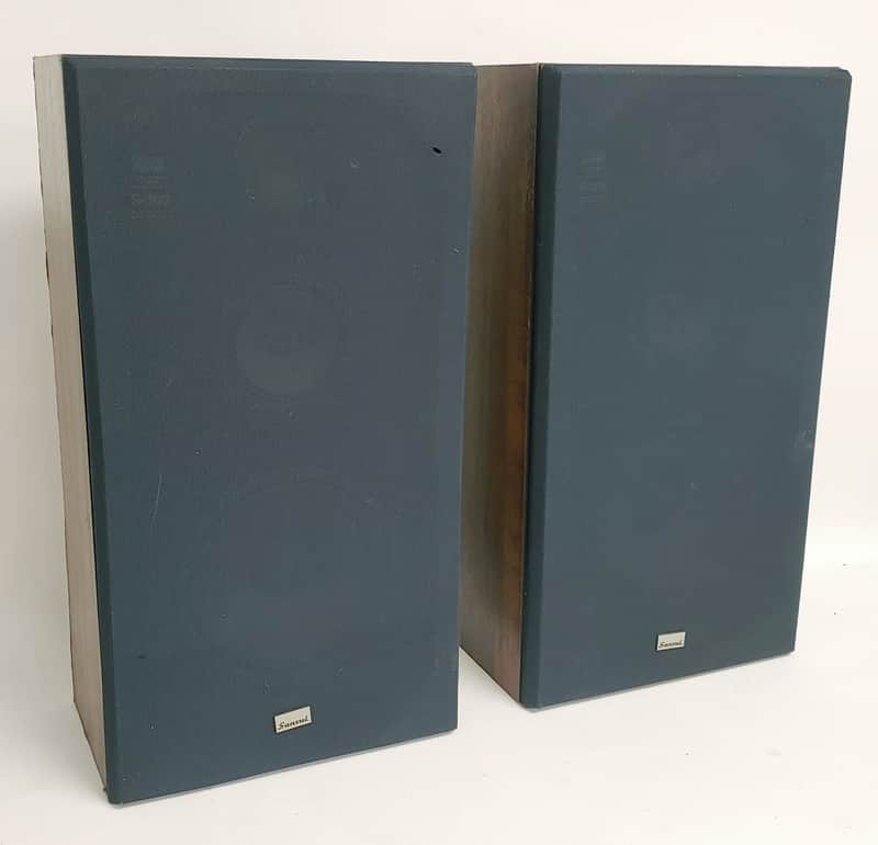 Pair of Vintage Sansui S-300 3-Way Home Stereo Speakers | Reverb