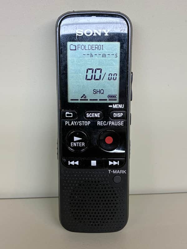 Sony ICD-PX333 Digital Voice Recorder Black TESTED | Reverb