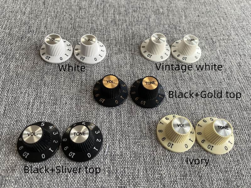 1 Volume and 1 Tone,Jazzmaster Witch Hat Knob for | Reverb Australia
