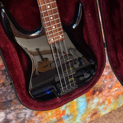 Ken Smith USA Burner 4 String bass Black 1993 w Ken Smith | Reverb