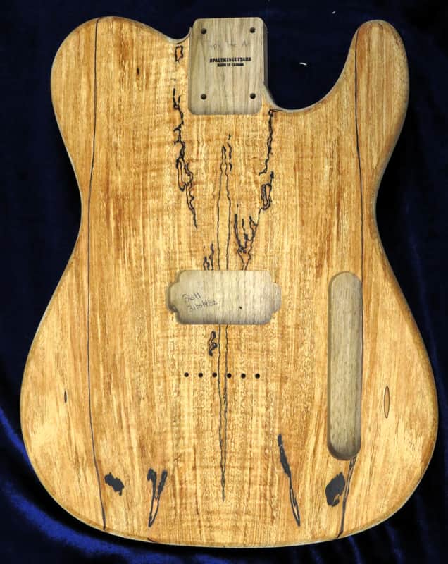 Flamed Spalted Maple Top / Butternut Wood Telecaster Tele | Reverb