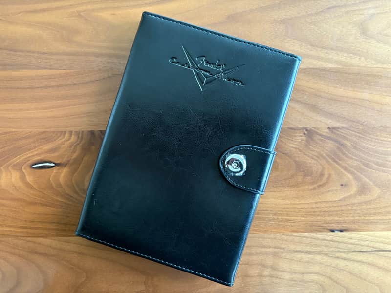 Fender Custom Shop COA Traveler Manual Holder Wallet | Reverb
