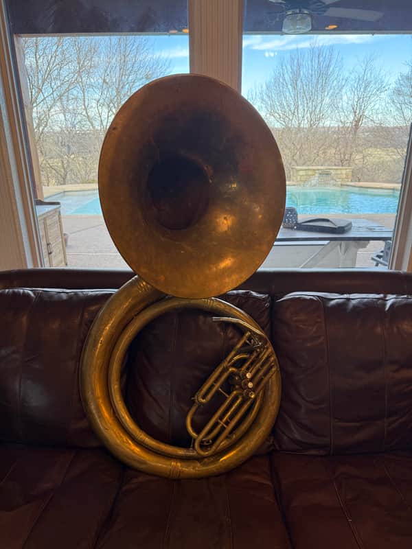 King BBb Sousaphone with case, neck, and bits | Reverb