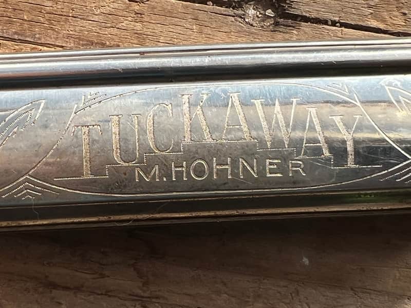 M Hohner Tuckaway 1926 - Brushed metal | Reverb