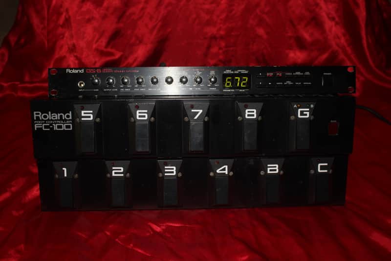 Roland GS-6 Guitar preamp w/FC100 footswitch late 80's - | Reverb