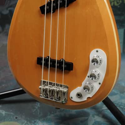 Fernandes YB-75 Teardrop 'Biwa Bass' 2000's Natural MIJ Japan | Reverb