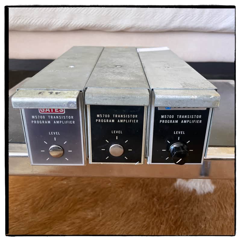 Gates M5700 Transistor Program Amplifier (X3) 1960-1970 - | Reverb
