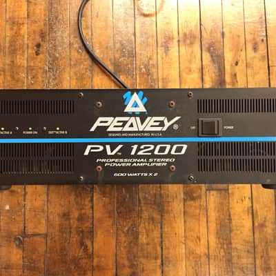 Peavey PV 1200 Professional Stereo Power Amplifier 2000s | Reverb