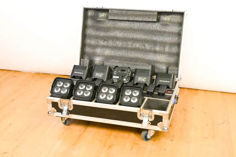 JMAZ Lighting MAD PAR HEX 4S 9x Battery LED Uplights w/ | Reverb