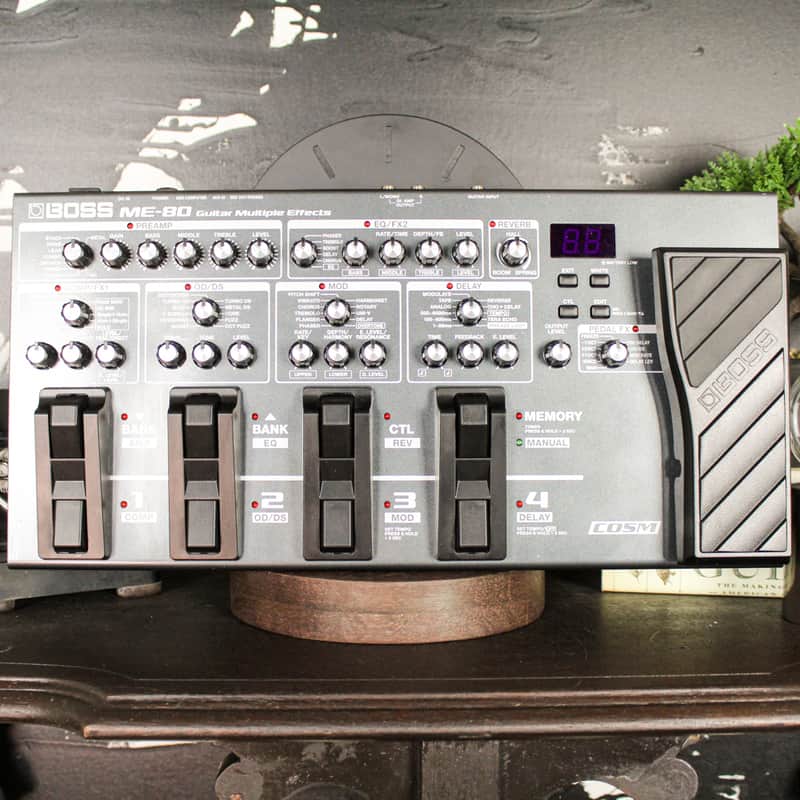 Preowned Boss ME-80 Multi-Effects Floorboard Pedal w/ Power | Reverb