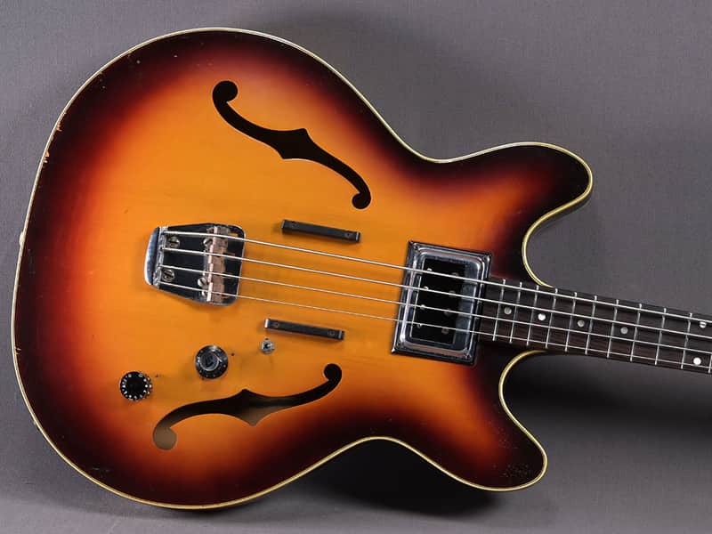 Guild Starfire Bass Sunburst 1966 | Reverb UK