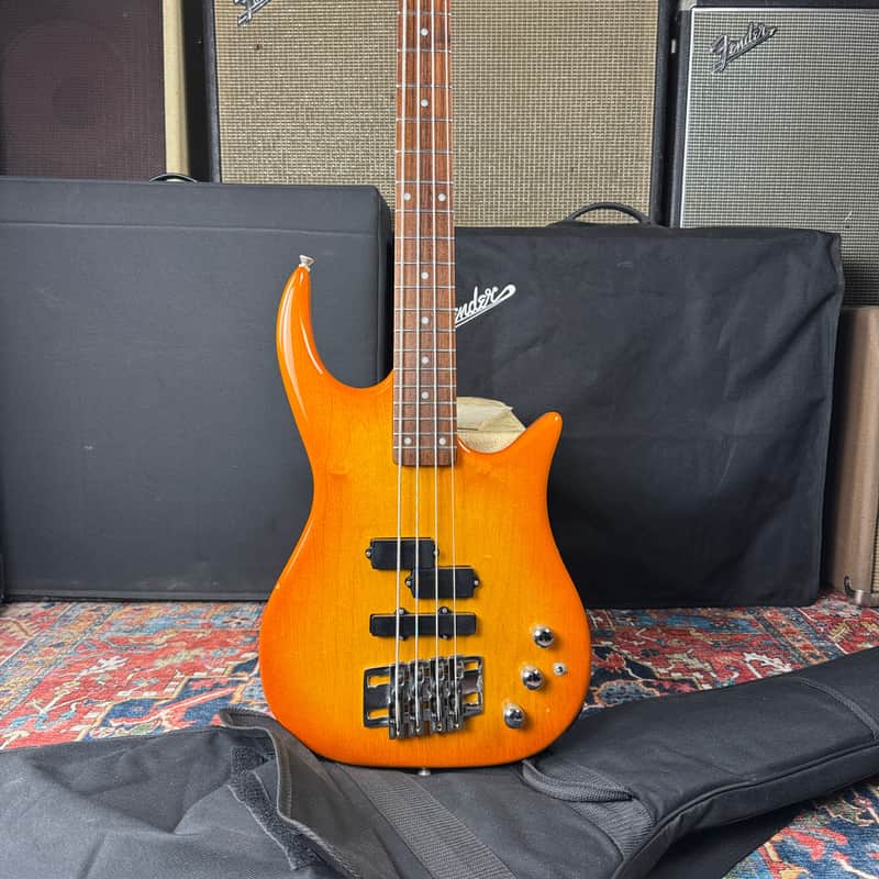 1980's Louis Johnson Trekker Bass USA by Dave Bunker Sunrise | Reverb
