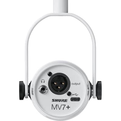 Shure Shure MV7+ Hybrid Output USB-C & XLR Podcast Microphone | Reverb