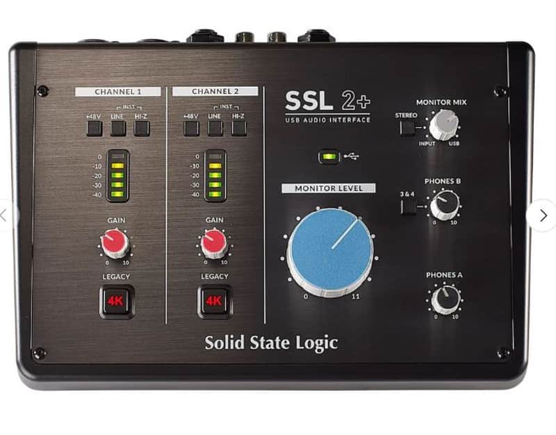 Solid State Logic SSL 2+ USB Audio Interface | Reverb