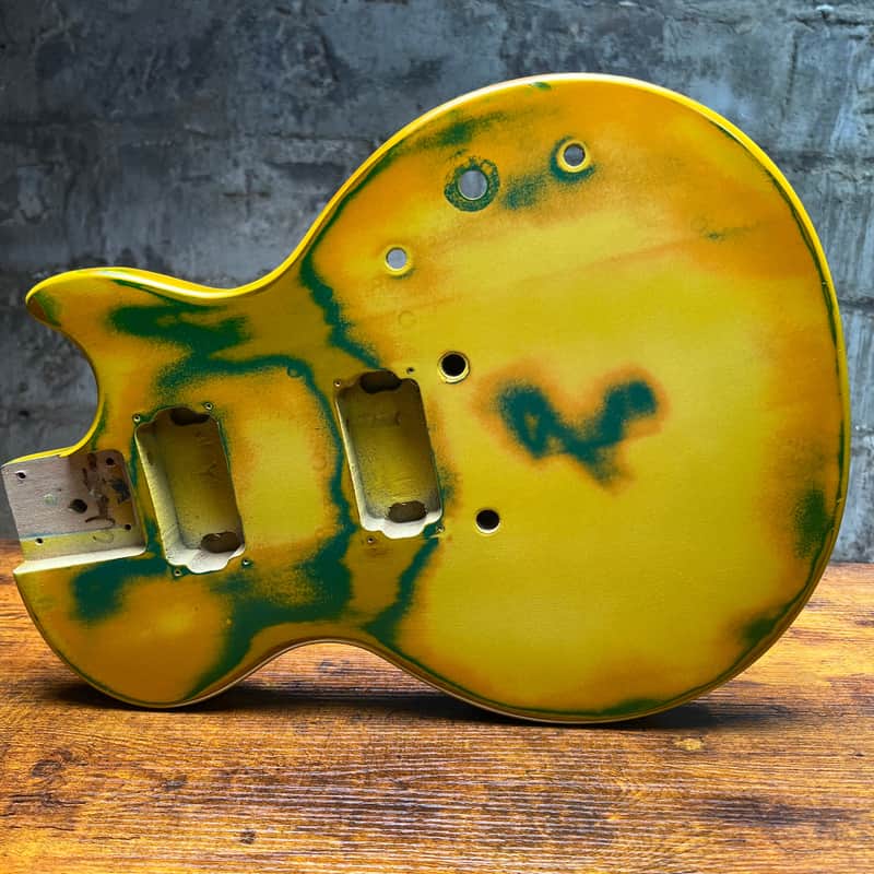 Warmtone CG LP Guitar Body Relic "Sunrise” Nitro 3.7lbs | Reverb