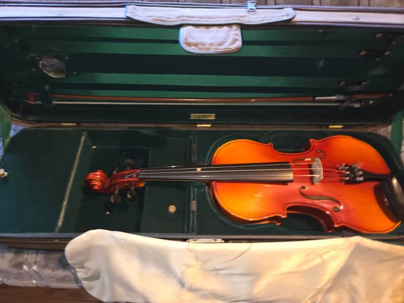 Suzuki model 220 sized 4/4 violin w/ case/bow, Japan 1987, | Reverb