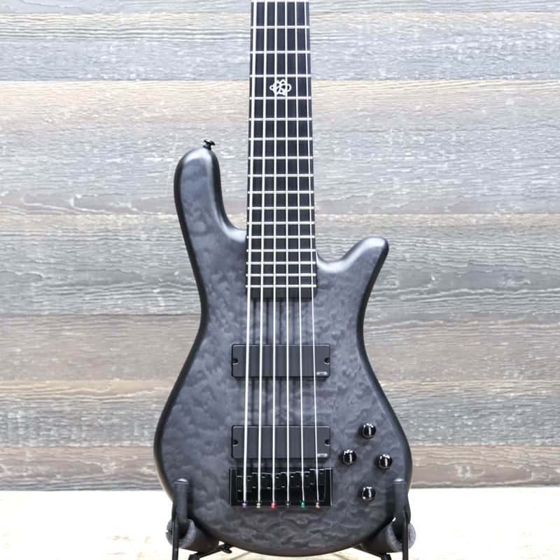 Spector NS Pulse II 6 Quilted Maple Black Stain Matte | Reverb