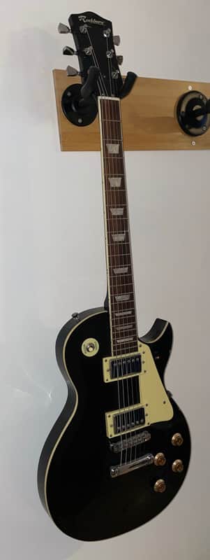 Rockburn LP2 (Les Paul) Black Electric Guitar (2000s) | Reverb UK