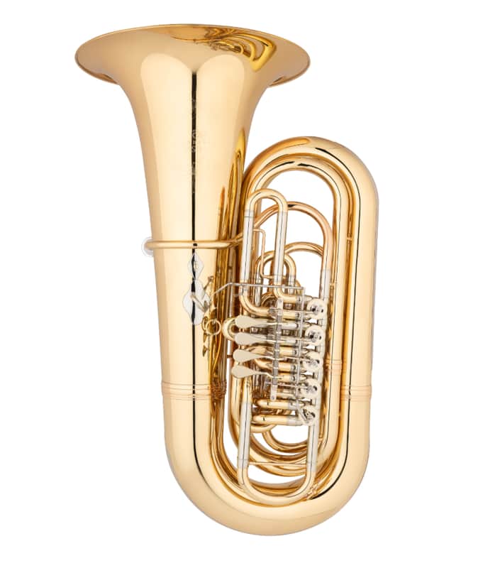 Eastman EBB825VG 5-Rotor BBb Tuba in Clear Lacquer | Reverb