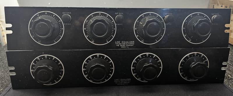 The Daven Company Vintage Passive Audio Line Equalizer Type | Reverb