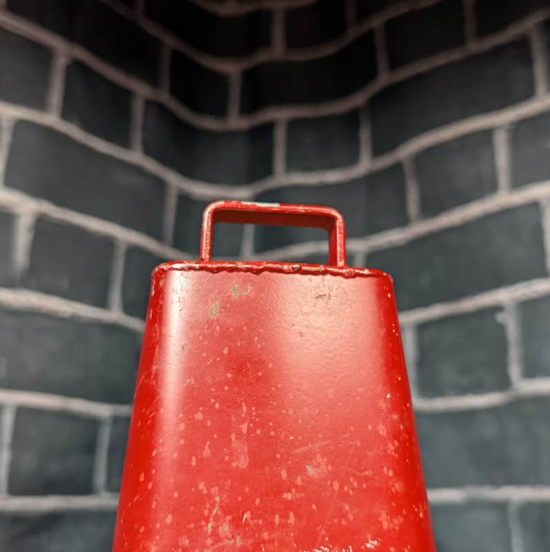 Latin Percussion 8" Red Cowbell – Bright, Cutting, | Reverb