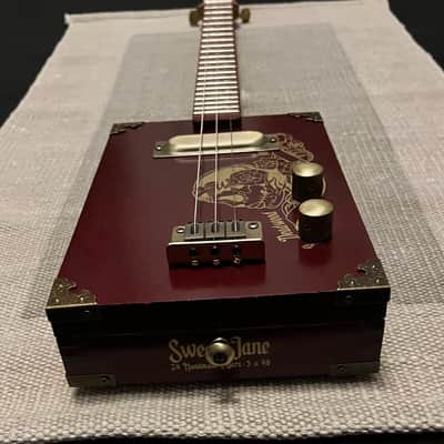 Cigar Box Guitar, 3-String Electric, Sweet Jane | Reverb