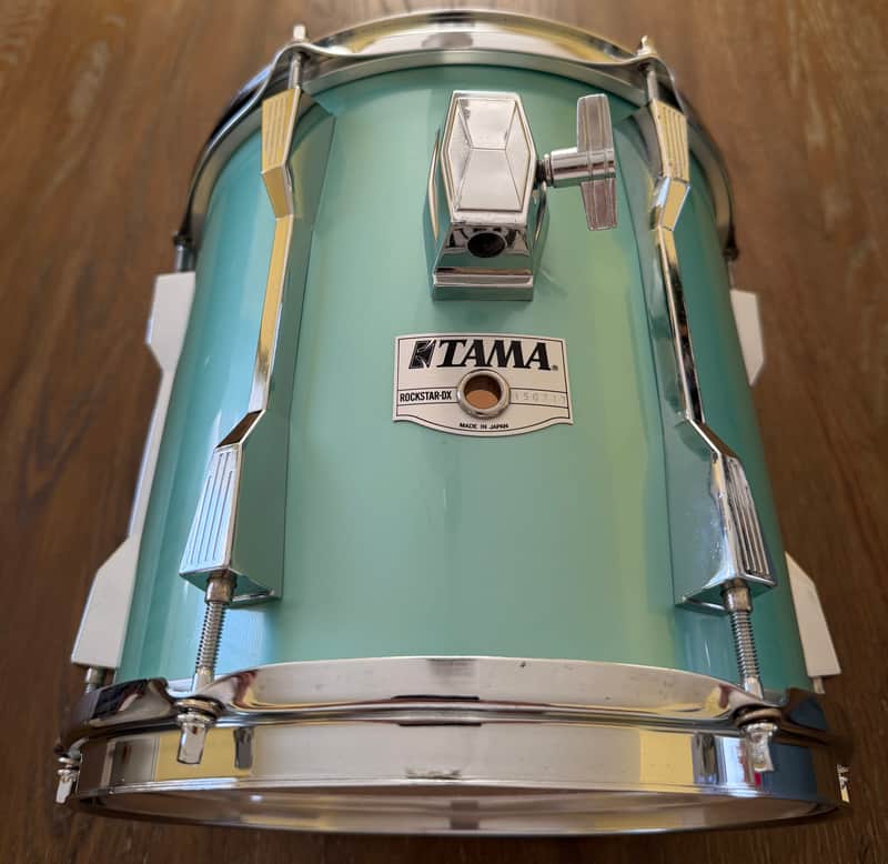 Tama 10" x 10" Rockstar DX Rack Tom Drum Nile Blue Aquarian | Reverb