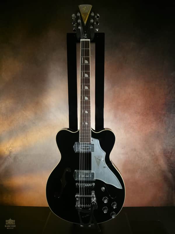 Kay Reissue K775VBK Jazz II with Bigsby Tremolo -Jet Black | Reverb